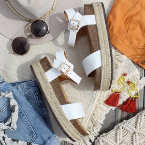 Shoes | Cape Cod White Espadrille Sandal | Poshmark